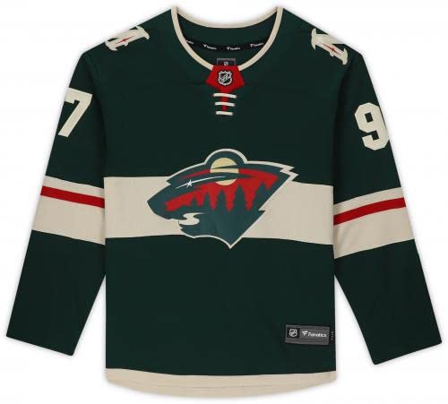 Kirill Kaprizov Minnesota Wild Autographed Green Adidas Authentic Jersey - Autographed NHL Jerseys