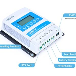 EPEVER XTRA1210N Series MPPT Solar Charge Controller, 10A Max Charge/Discharge, High-Efficiency Energy Conversion, Ideal for Off-Grid PV Systems