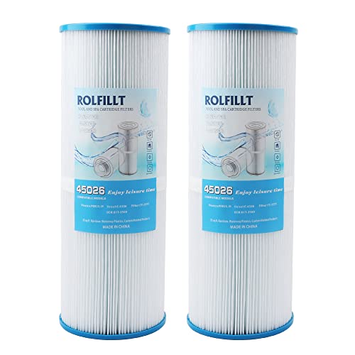 ROLFILLT PRB25-IN Hot Tub Filter Replace Pleatco PRB25-IN,Unicel C-4326, Guardian 413-106, Filbur FC-2375, 3005845, 17-2327, 100586, 33521, 25392, 817-2500, 5X13 Drop in Spa Filter 2 Pack