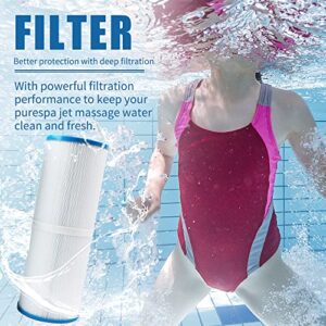 ROLFILLT PRB25-IN Hot Tub Filter Replace Pleatco PRB25-IN,Unicel C-4326, Guardian 413-106, Filbur FC-2375, 3005845, 17-2327, 100586, 33521, 25392, 817-2500, 5X13 Drop in Spa Filter 2 Pack