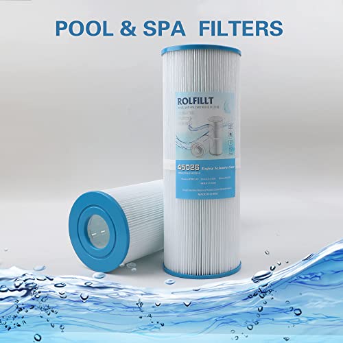 ROLFILLT PRB25-IN Hot Tub Filter Replace Pleatco PRB25-IN,Unicel C-4326, Guardian 413-106, Filbur FC-2375, 3005845, 17-2327, 100586, 33521, 25392, 817-2500, 5X13 Drop in Spa Filter 2 Pack