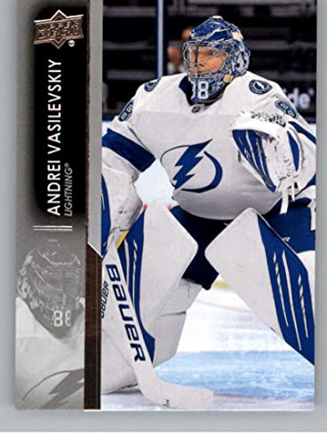 2021-22 Upper Deck #165 Andrei Vasilevskiy Tampa Bay Lightning Series 1 NHL Hockey Base Trading Card