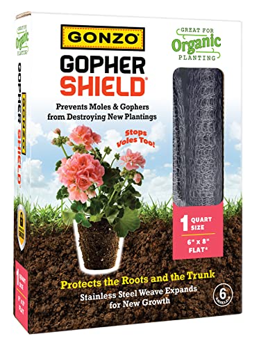 Gonzo 5036 Gopher Shield, Stainless Steel