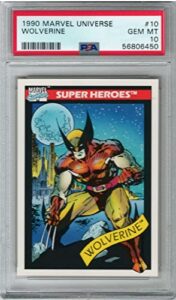 psa gem mint 10 1990 marvel universe wolverine card