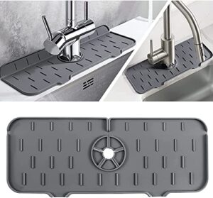 faucet and counter top water drain., gray, 36cmx14cmx0.8cm