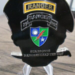 Oneworldtreasures 75th Ranger Regiment Army Rangers Lead The Way USASOC Beret Skull Challenge Coin