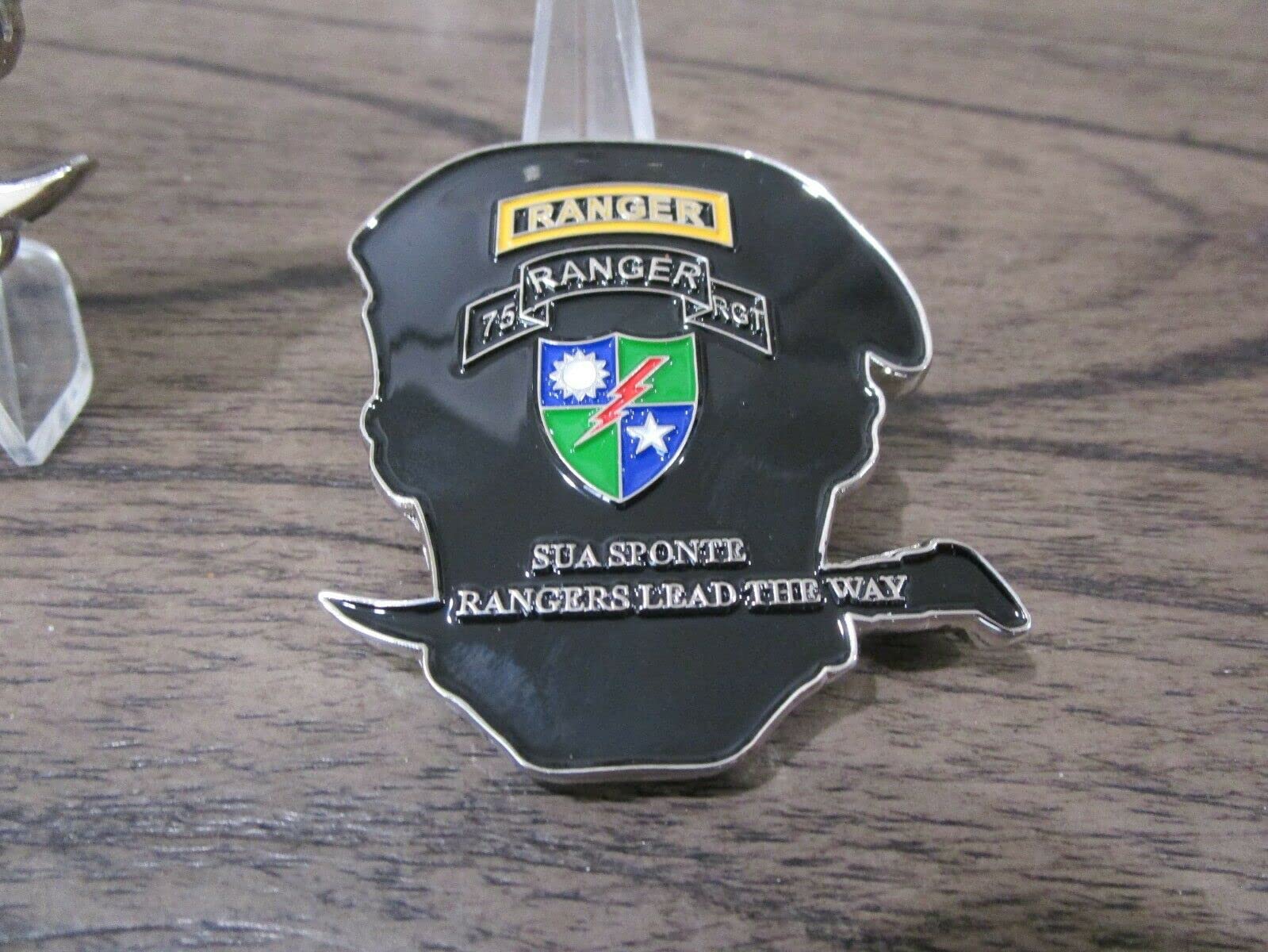 Oneworldtreasures 75th Ranger Regiment Army Rangers Lead The Way USASOC Beret Skull Challenge Coin