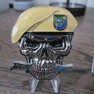 Oneworldtreasures 75th Ranger Regiment Army Rangers Lead The Way USASOC Beret Skull Challenge Coin