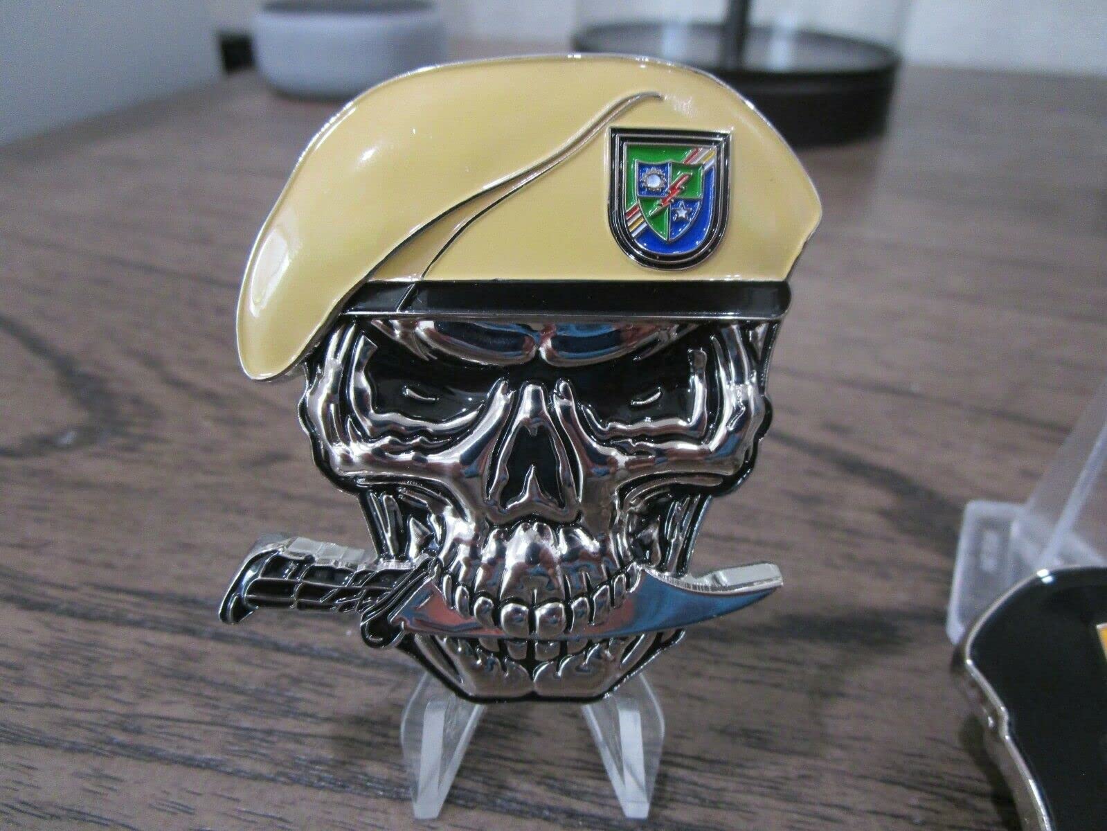 Oneworldtreasures 75th Ranger Regiment Army Rangers Lead The Way USASOC Beret Skull Challenge Coin