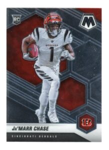 2021 panini mosaic #307 ja'marr chase nm-mt rc cincinnati bengals football