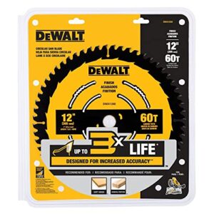 dewalt 12 in. 60t finish saw blade (dwa11260)