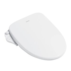 moen eb1000 3-series standard electronic bidet toilet seat, white