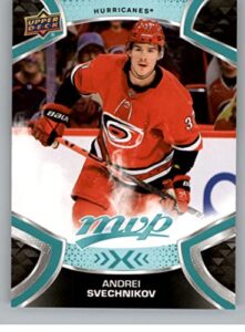 2021-22 upper deck mvp #137 andrei svechnikov carolina hurricanes nhl hockey trading card