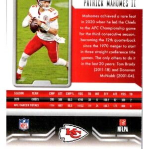 2021 PANINI PLAYBOOK #48 PATRICK MAHOMES II KANSAS CITY CHIEFS FOOTBALL NFL