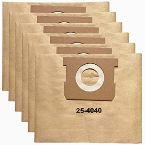 6 Pack DXVA25-4040 Dust Bag-4 gallon Replacement for DEWALT DXV04T 4 Gallon Wet/Dry Vacuum