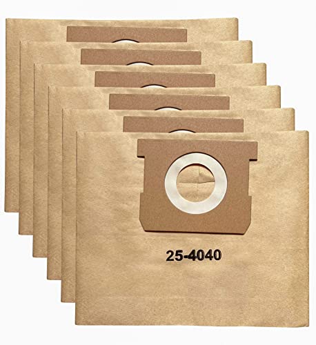 6 Pack DXVA25-4040 Dust Bag-4 gallon Replacement for DEWALT DXV04T 4 Gallon Wet/Dry Vacuum