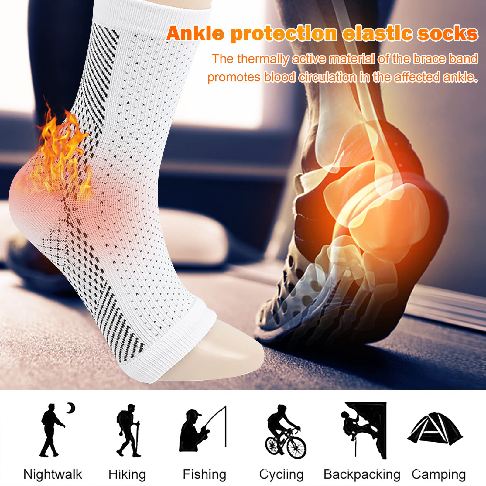 SootheSocks, Ankle Brace Compression Support,Neuropathy Socks,Soothe Socks for Neuropathy Pain,Foot Brace for Injury Recovery, Joint Pain and More,Soothe Socks Arch Support for Women & Men…