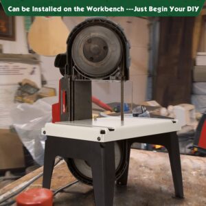 DITKOK Band Saw Stand Portable Table for Milwaukee Band Saw, Powder Coated (SAW NOT INCLUDED)