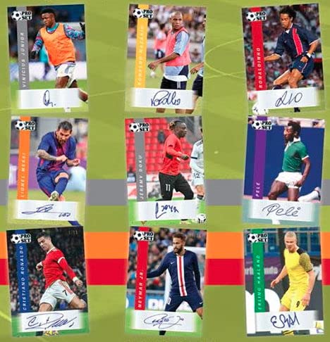 2022 Leaf Pro Set Soccer box (TWO Autograph cards/bx)