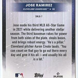 2022 Topps Stars of MLB #SMLB-7 Jose Ramirez Cleveland Guardians Baseball NM-MT