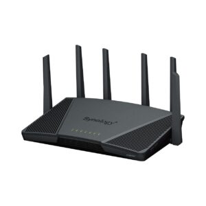 synology rt6600ax - tri-band 4x4 160mhz wi-fi router, 2.5gbps ethernet, vlan segmentation, multiple ssids, parental controls, threat prevention, vpn (us version)