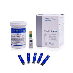 25 pcs/box glu test strips for bkm13-1 multifunction test meter