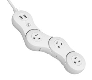 westinghouse 96052 flexible power strip, white