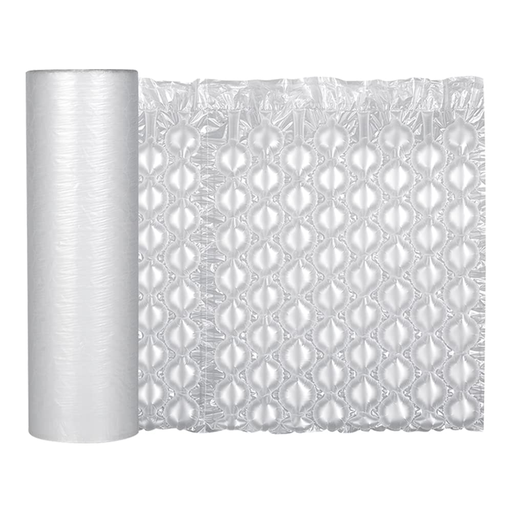 SOLTECH Inflatable Air Bubble Film Cushioning Wrap Rolls,Perforated, Easy to Tear,Large Air Bubble, 15.7 Inchx984 Feet Total, Industrial, Business Bubblewrap Supply (Perforated Line 12.5" in)