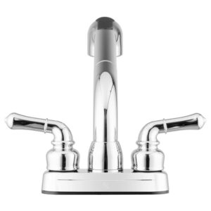 Pacific Bay - Lynden Pull-Out Utility Laundry Sink Faucet - Residential Grade Sink Faucet for Indoor/Outdoor Use - Metallic Chrome Plating Over ABS Plastic – Latest Model