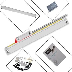 Baykunl 3 Pcs Linear Glass Scale DRO for Milling Machine 170-1020mm and 3 Axis DRO Digital Readout Display Counter