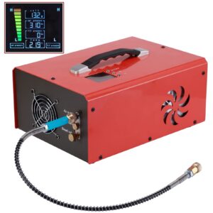 Digital Auto Stop PCP Air Compressor 4500psi 12V 110V Auto Shut Off PCP Compressor Oil And Water Free For Paintball Tank PCP Airgun And Mini Scuba Tank