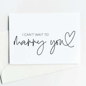 I Can't Wait to Marry You, Bride to Groom Wedding Day Card, Letters To My Husband From Wife, Love Gift for Him, Fiancé Gifts, Vows