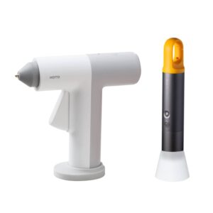 hoto cordless hot glue gun with led flashlight