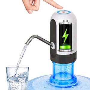 micsus water bottle dispenser usb rechargeable charging portable electric water bottle pump water dispenser for 5 gallon bottle 5 gallon water jug 3 gallon bottle 3 gallon water jug battery water pump