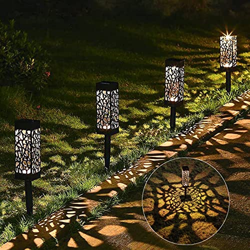 MAGGIFT Solar Pathway Lights 12 Pack, LED Garden Lights, Solar Path Lights Outdoor, Automatic Led Halloween Christmas Decorative Landscape Lighting for Patio, Yard and Garden