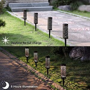 MAGGIFT Solar Pathway Lights 12 Pack, LED Garden Lights, Solar Path Lights Outdoor, Automatic Led Halloween Christmas Decorative Landscape Lighting for Patio, Yard and Garden