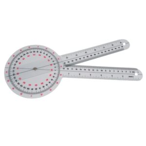 plastic goniometer 12 inch, 360 degree physical therapy