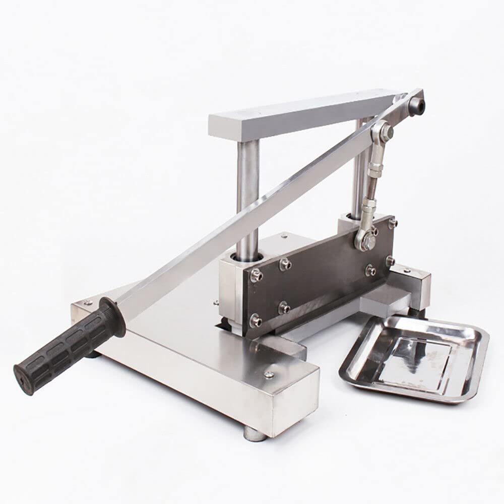 Commercial Stainless Steel Countertop Manual Type Meat Cutting Machine Frozen Meat Bone Sawing Machine 190MM