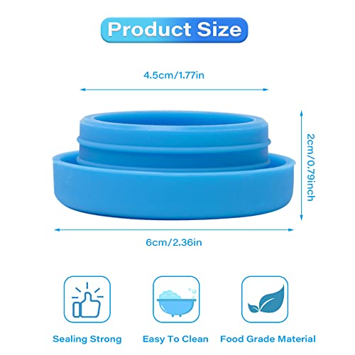 3 & 5 Gallon Water Jug Cap - Silicone Reusable Replacement Cap Fits 55mm Bottles, Pack of 4 (4 Pcs Water Jug Caps)