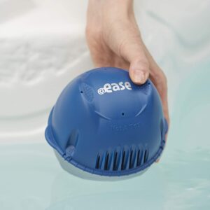 FROG @Ease Floating Sanitizing System for Hot Tubs up to 600 gallons, Self-Regulating Spa Sanitizer + 1 Packet of FROG Maintain Non-Chlorine Shock Treatment, Cyanuric Acid Free