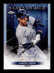 2022 topps chrome stars of mlb #smlbc-14 aaron judge new york yankees baseball nm-mt