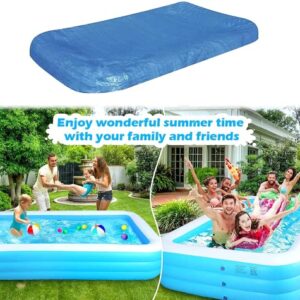 Rectangular Pool Cover, Above Ground Pool Covers, Inflatable Pool Cover for Swim Centers Size 120 in x 72 in (305 cm x183 cm)