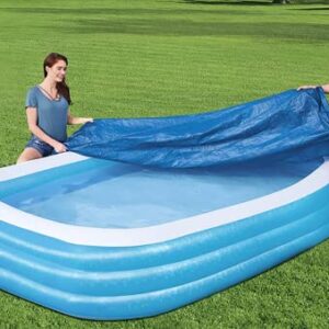 Rectangular Pool Cover, Above Ground Pool Covers, Inflatable Pool Cover for Swim Centers Size 120 in x 72 in (305 cm x183 cm)