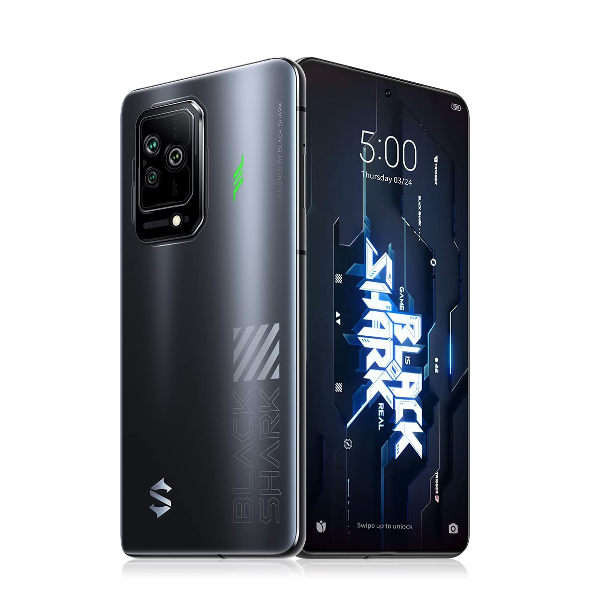 Black Shark 5 Gaming Phone, Xiaomi 5G Unlocked Cell Phone, Android Mobile Phones, |12+256GB | 144Hz Display | 120W Fast Charging Global Version- Black