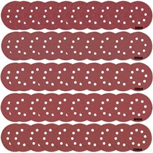 50pcs premium 5 inch sanding discs hook & loop