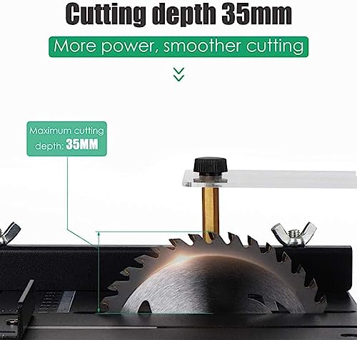 Mini Table Saw Multifunctional Small Table Saw | Cutting | Sanding | Engraving | Drilling | All-in-One Machine, Precision Craftsman Table Saw,7 Levels of Speed,0-90° Angle Adjustment