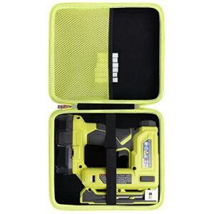 khanka hard storage case replacement for ryobi 18-volt one+ cordless compression drive 3/8 in. crown stapler p317, case only