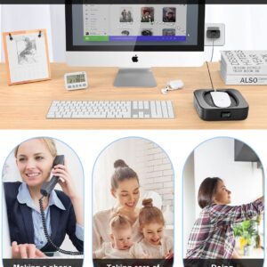 Meatanty Mouse Mover Undetectable, Super-Silent Mouse Jiggler Device Move Randomly, Automatic Wiggler Shaker Giggler, Adjustable Interval Timer, Keep Computer Laptop Active for Office Home Remote Work