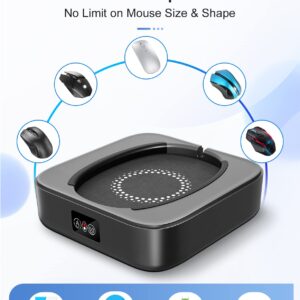 Meatanty Mouse Mover Undetectable, Super-Silent Mouse Jiggler Device Move Randomly, Automatic Wiggler Shaker Giggler, Adjustable Interval Timer, Keep Computer Laptop Active for Office Home Remote Work