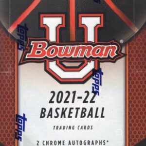 2021-22 Bowman University Basketball Hobby Box (24 Packs/4 Cards: 2 Autos, 5 Ref)